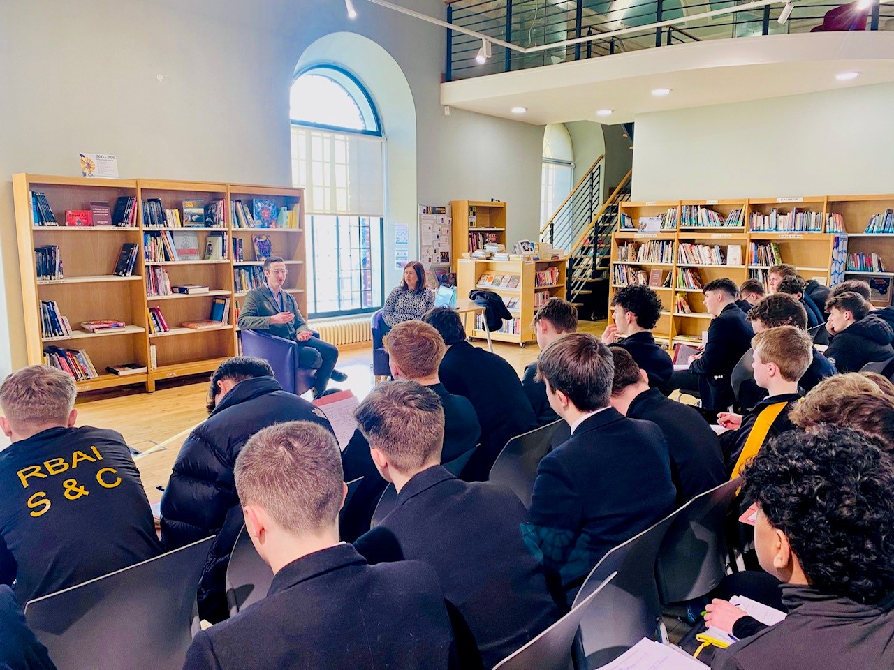 Year 12 Business Studies students interview Peter McAuley from Nomadic ...